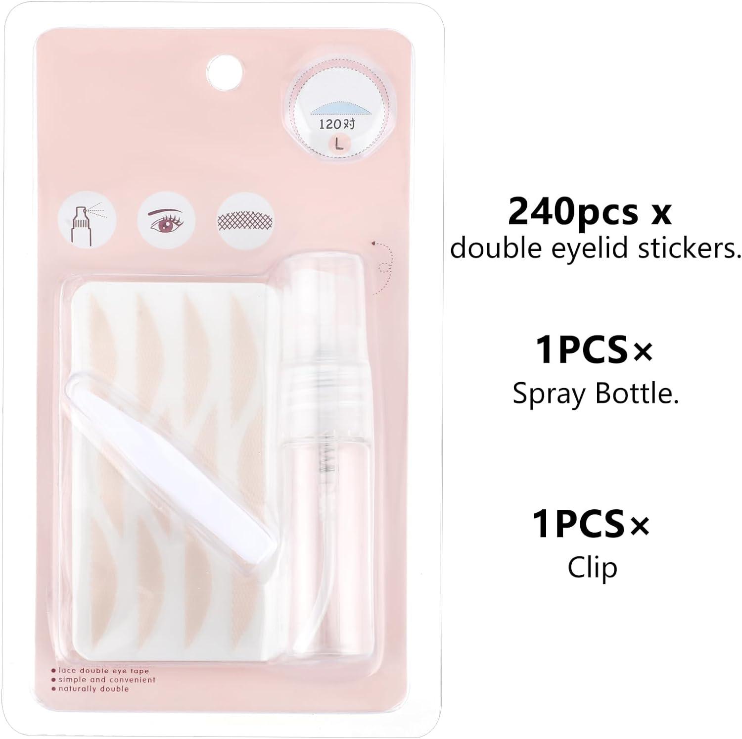 Waterproof Invisible Double Eyelid Tape 240Pcs Eyelid Lifter Strips ...