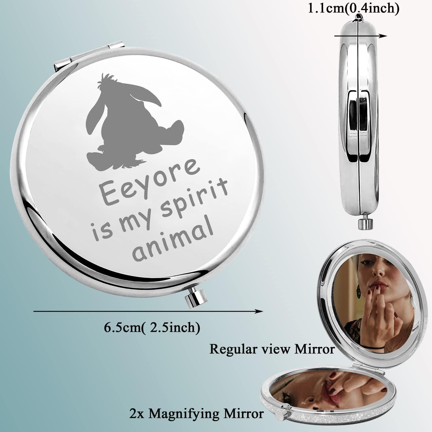 MAOFAED Cartoon Donkey Gift Donkey Lover Donkey Compact Mirror Cartoon ...