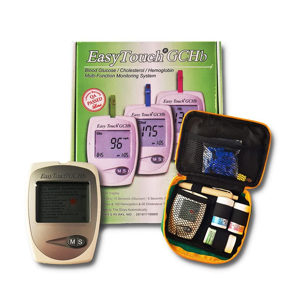 Easytouch 3in1 Monitor Device | Glucose, Cholesterol, Hemoglobin | Test ...