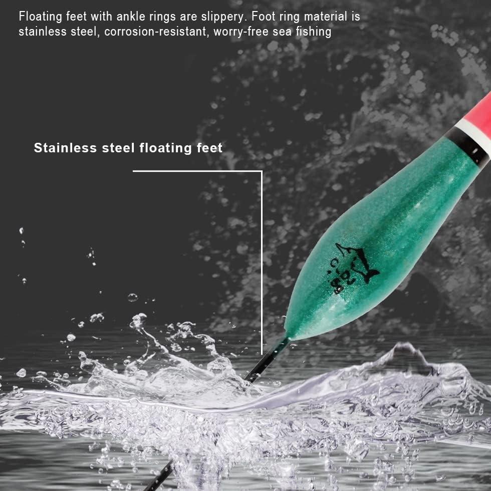 OriGlam Fishing Floats & Bobbers - Wooden Slide Trout Float Spring Oval ...