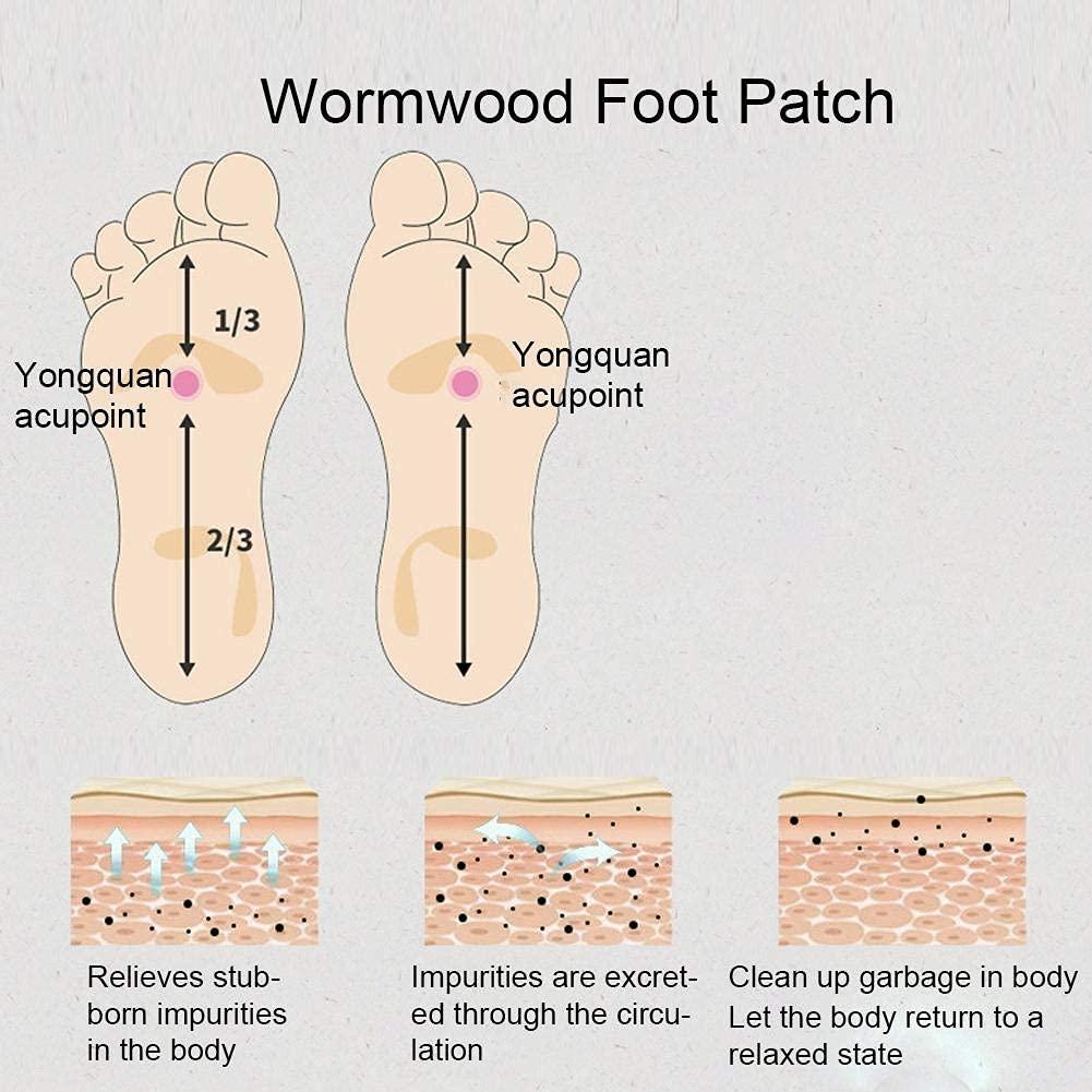 50 Pieces Detox Foot Pads - Natural Relief for Stress & Contamination ...