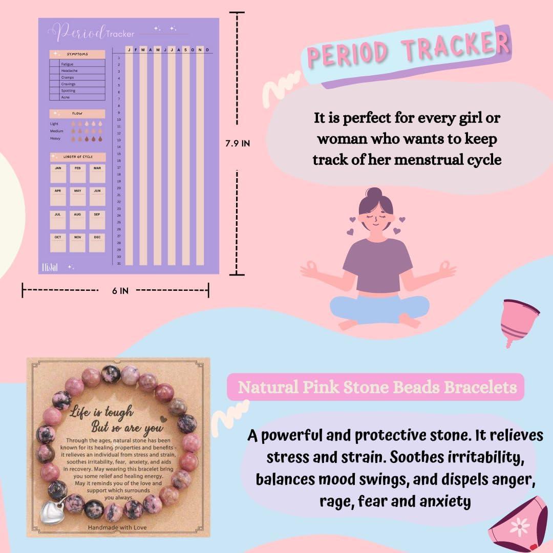 First Period kit for Girls 10-12 Celebration Starter Kit for School ...