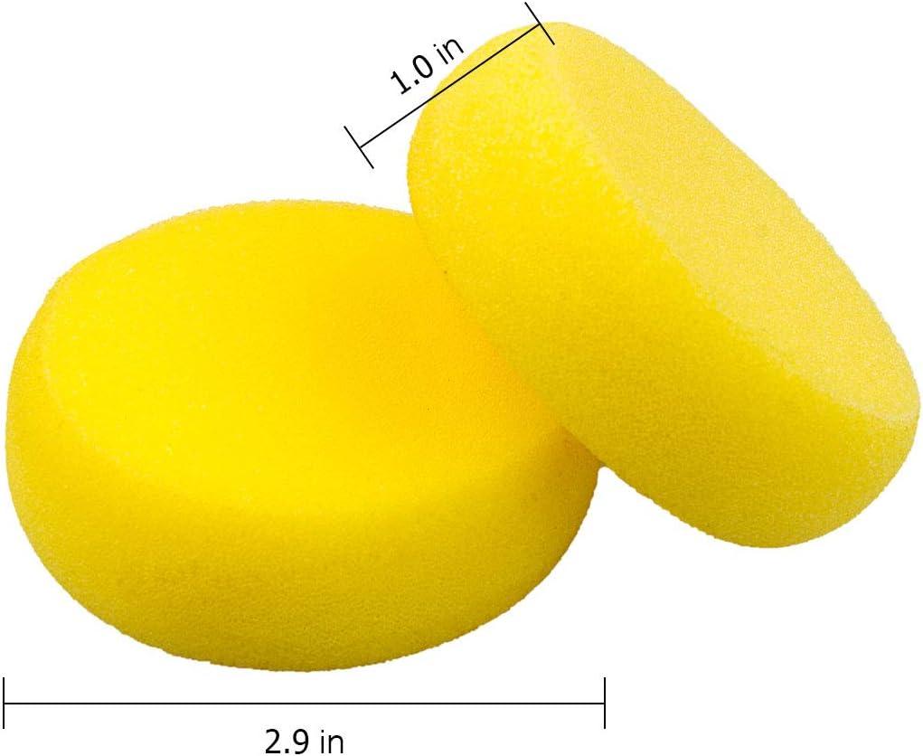 Laniakea 50 Pack 2.9 Inch Synthetic Paint Sponges - Watercolor Round ...