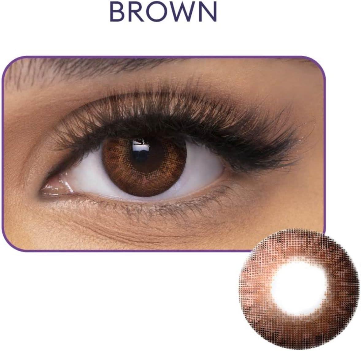 Buy FreshLook Colorblends Brown Monthly Soft Lenses - 2 Pieces BC 8.6mm ...