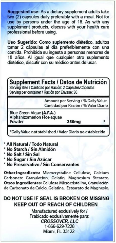 Bioxtron Natural AFA Stem Cell Supplement + Army Health Roll On ...