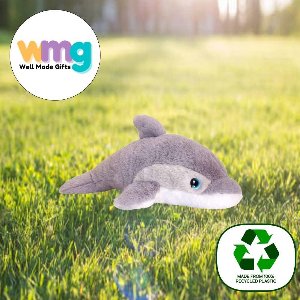 Deluxe Paws Plush Dolphin Eco Toy | 100% Recycled Materials | Soft ...