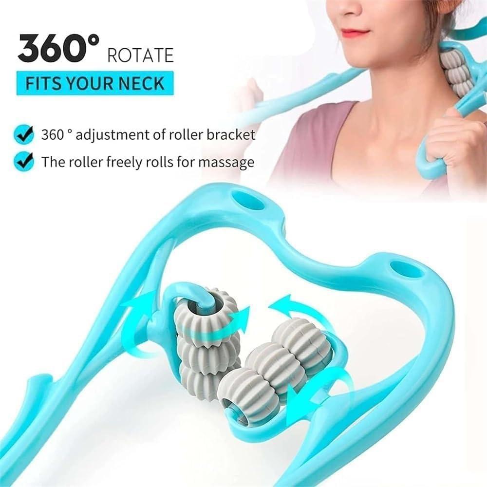2024 Handheld Neck Massage Device with Back Massager - Pink Nocolate ...