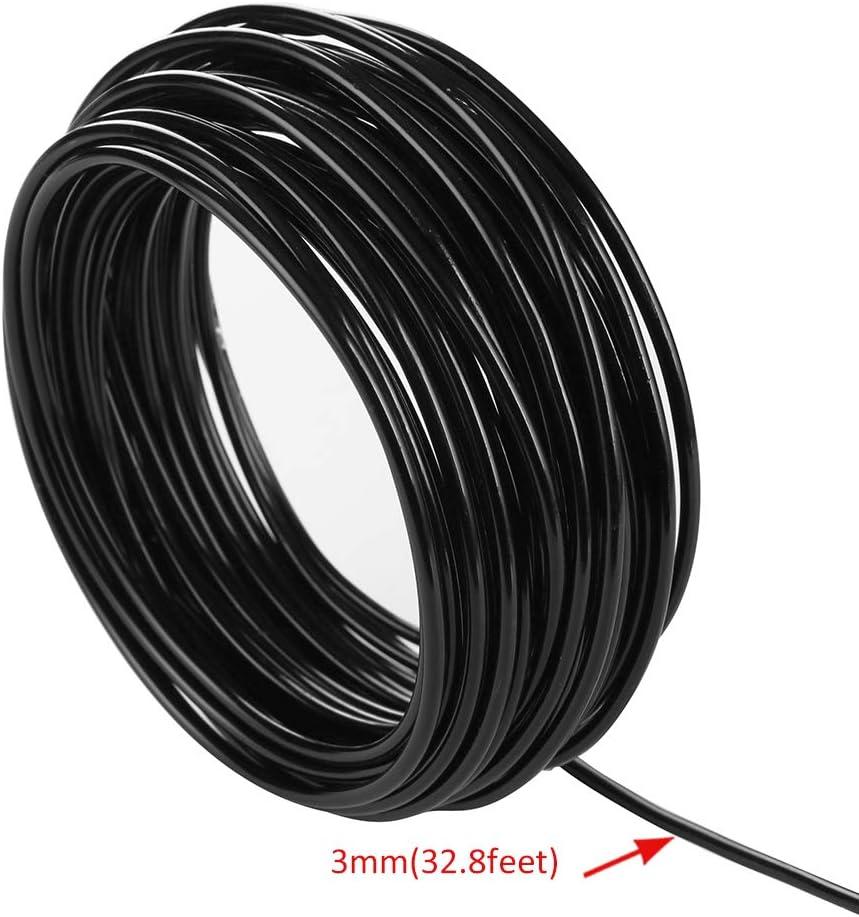 32.8ft Black Aluminum Craft Wire - 3mm Thickness | Bendable Metal Wire for DIY Crafts | Buy Now ...