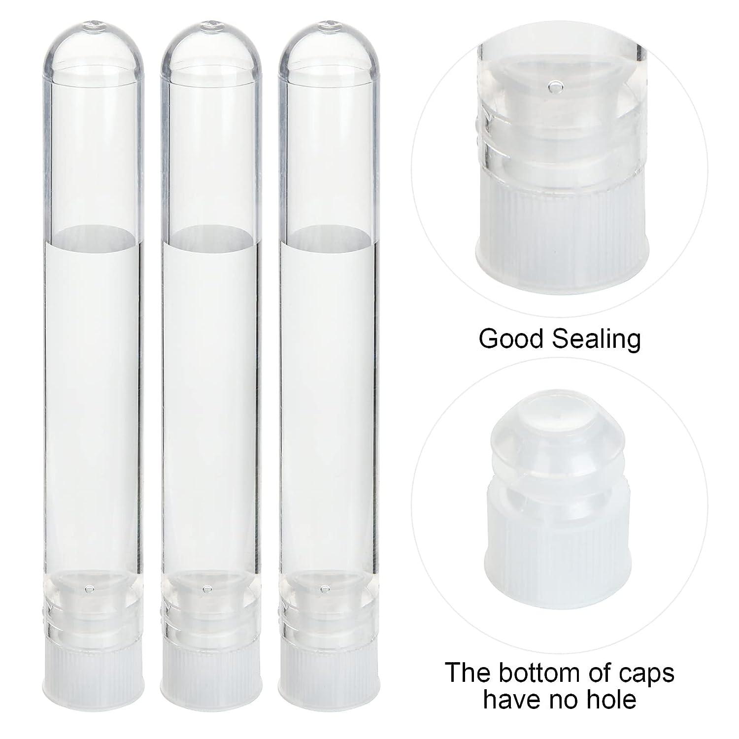 250pcs 16x100mm Plastic Test Tubes with Caps - Ideal for Scientific ...