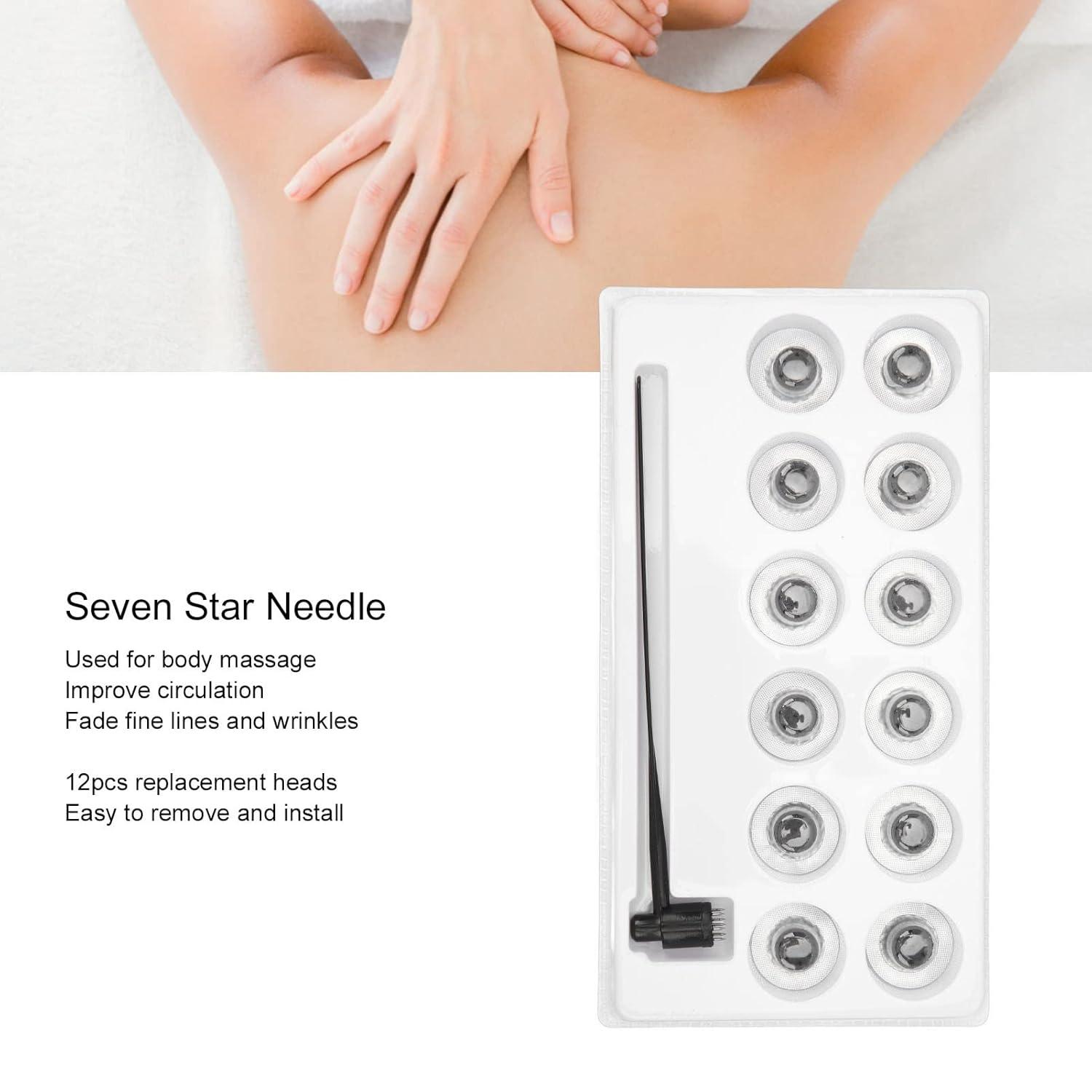 Seven Star Needle Set & Hammer - Stainless Steel Plum Blossom Skin ...