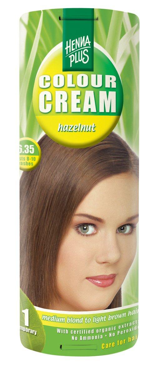Hennaplus Colour Cream Hazelnut 6.35 - 60 ml | Premium Hair Color for ...