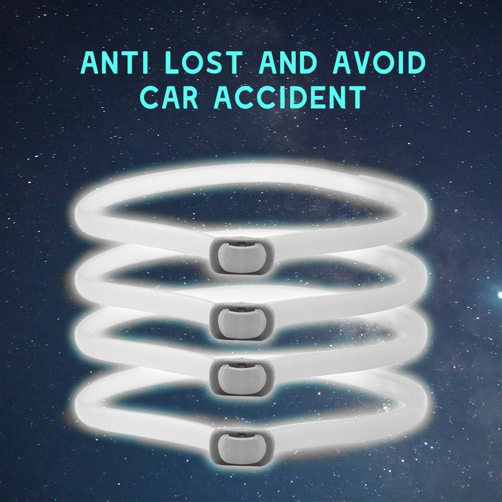 Teck Neck Band for Dogs - Adjustable Glowing Collar for Flea & Tick ...
