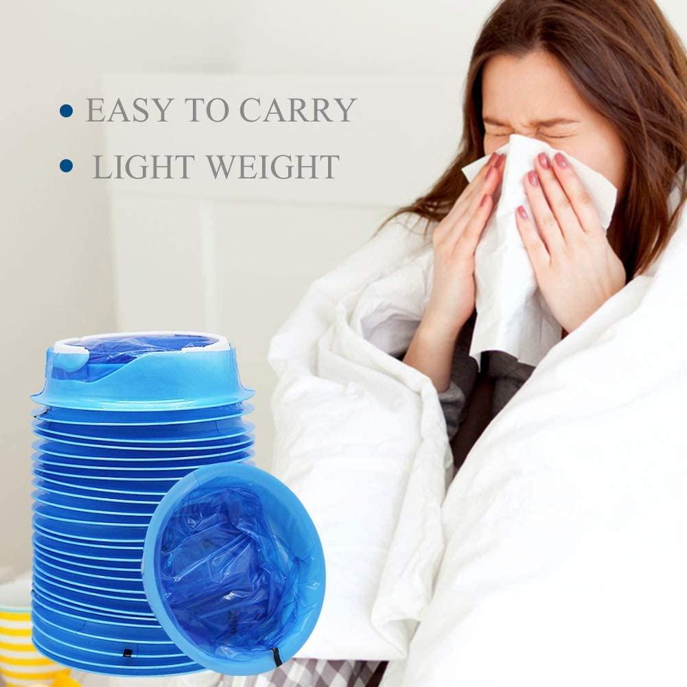 ATDAWN 50 Pack Disposable Vomit Bags - Travel Nausea Bags for Motion ...