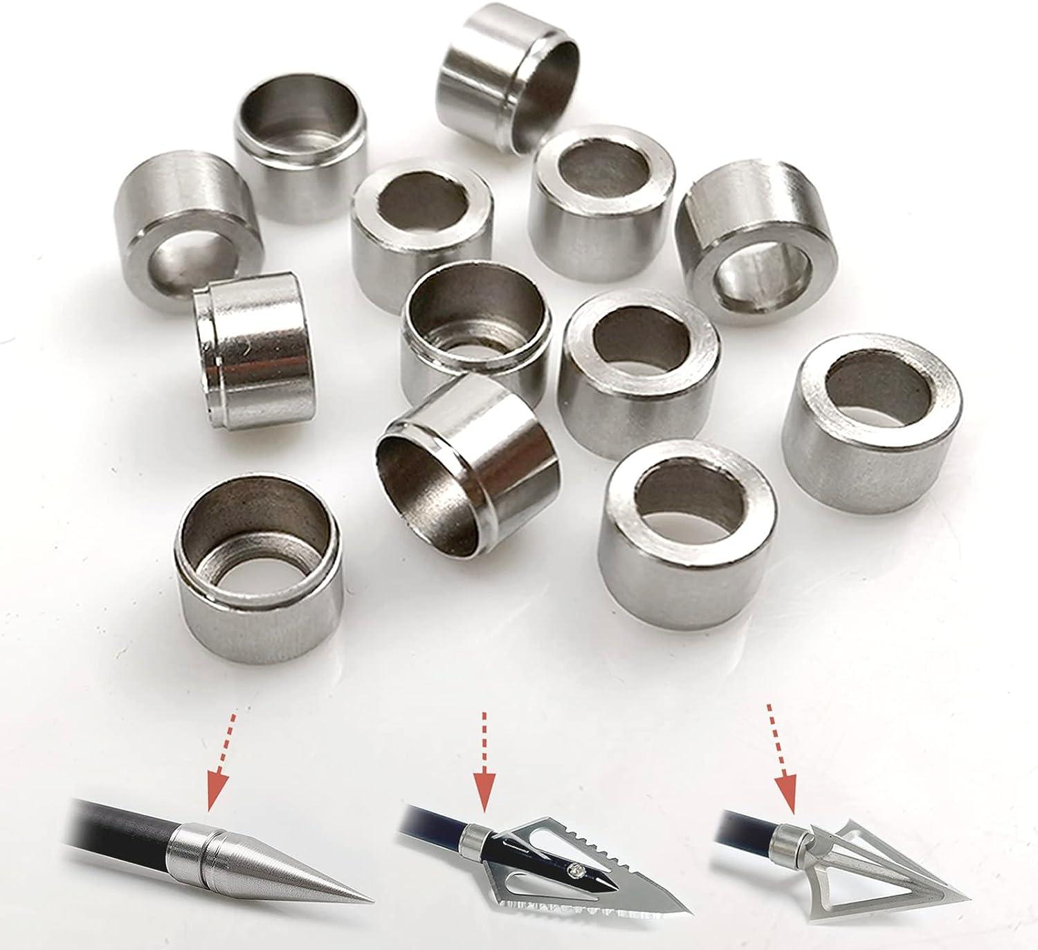 DIOLILI Stainless Steel Arrow Shaft Explosion-Proof Ring + Aluminum ...