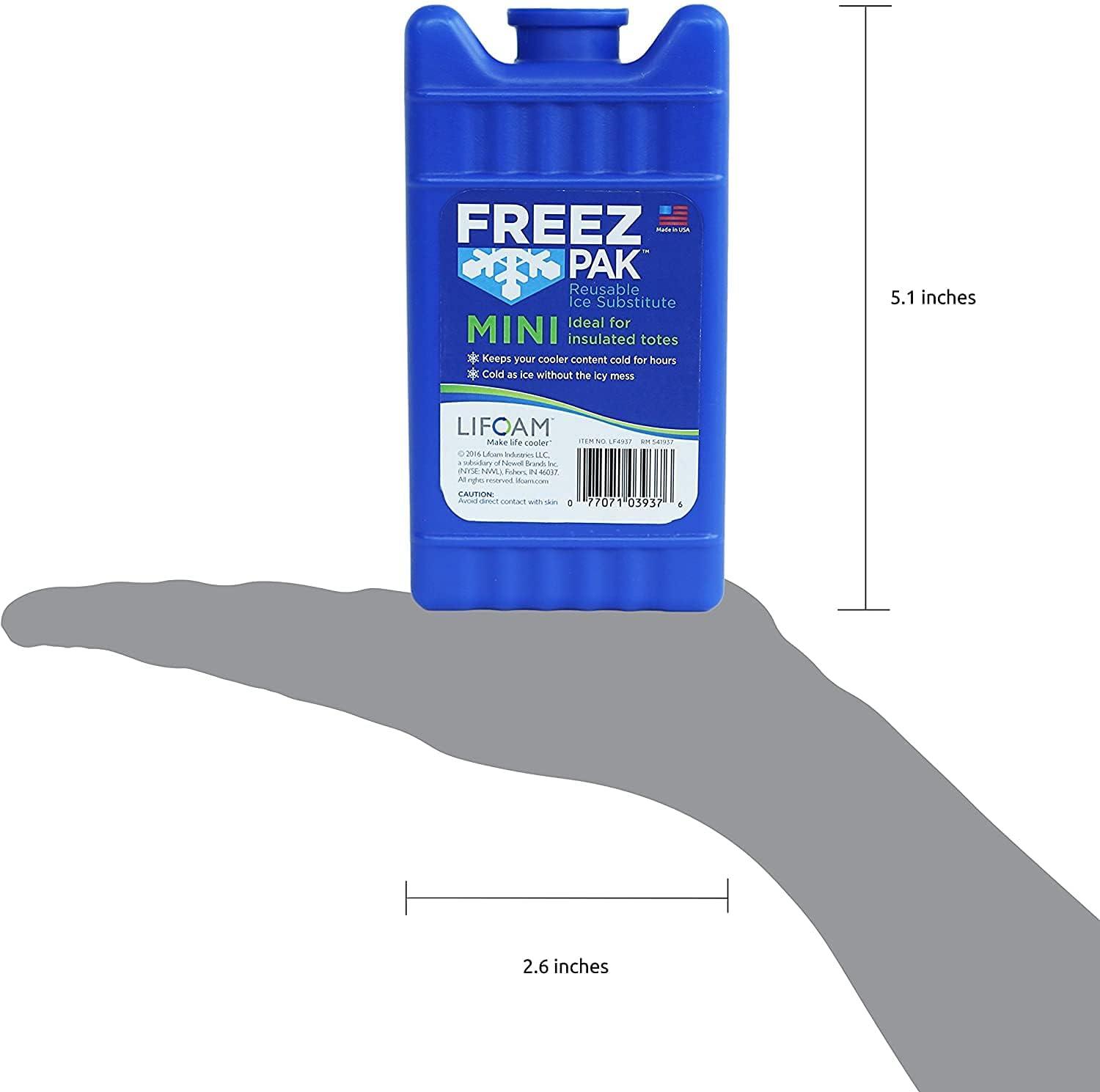 Lifoam Mini Freez Pak 4937 - 8.5oz Reusable Ice Pack (Pack of 3) | Buy ...
