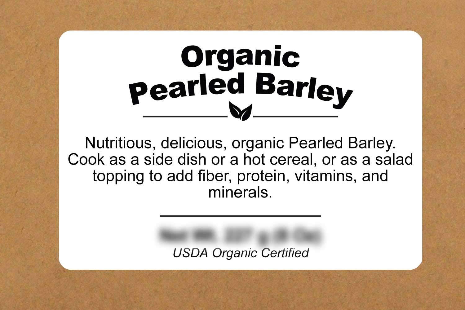 Be Still Farms Organic Pearled Barley (5lb) - Quick Cooking, Gluten ...