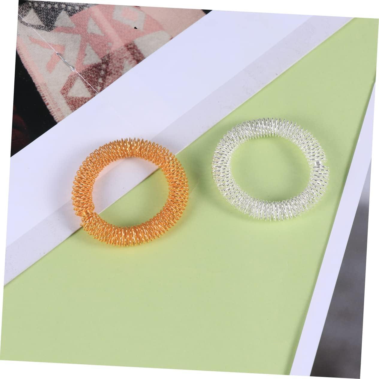 ABOOFAN Acupressure Rings & Bracelets - 4-Piece Set for Sensory Relief ...