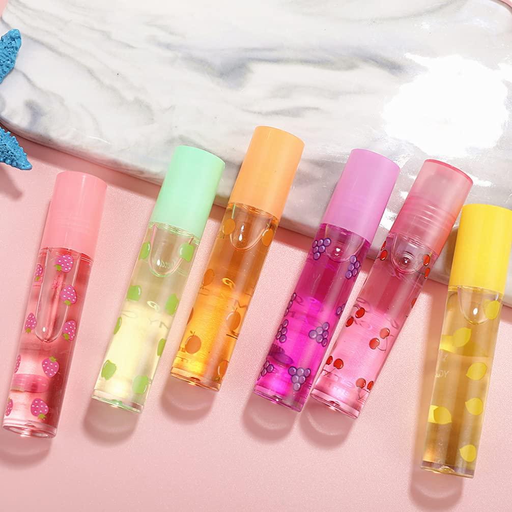 6 STK Fruity Lip Balm - Transparent Moisturizing Lip Protection & Ice ...