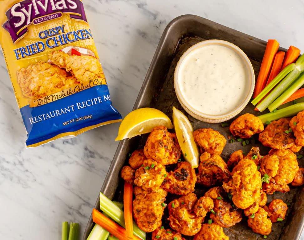 Sylvia's Crispy Fried Chicken Mix 10oz (Pack of 3) - Delicious and ...