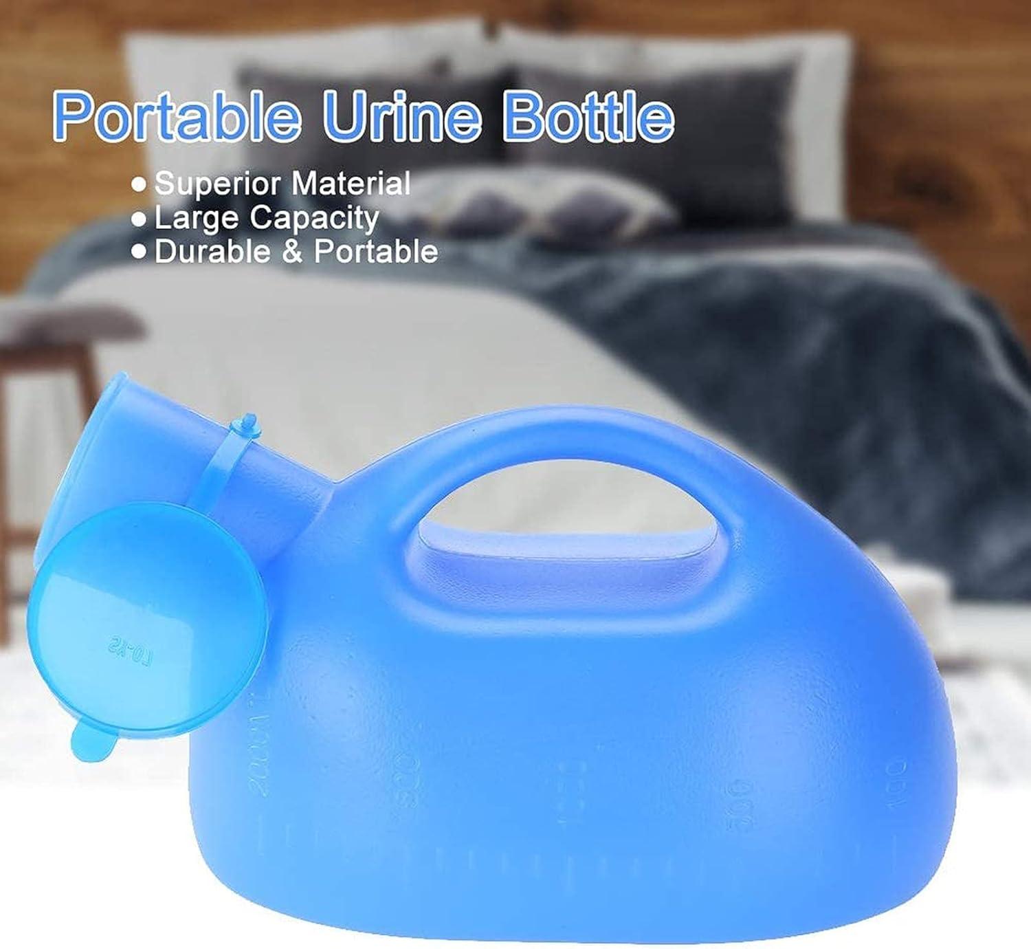 2000ML Male Urinal Portable Mens Potty Pee Bottle Collector Travel ...