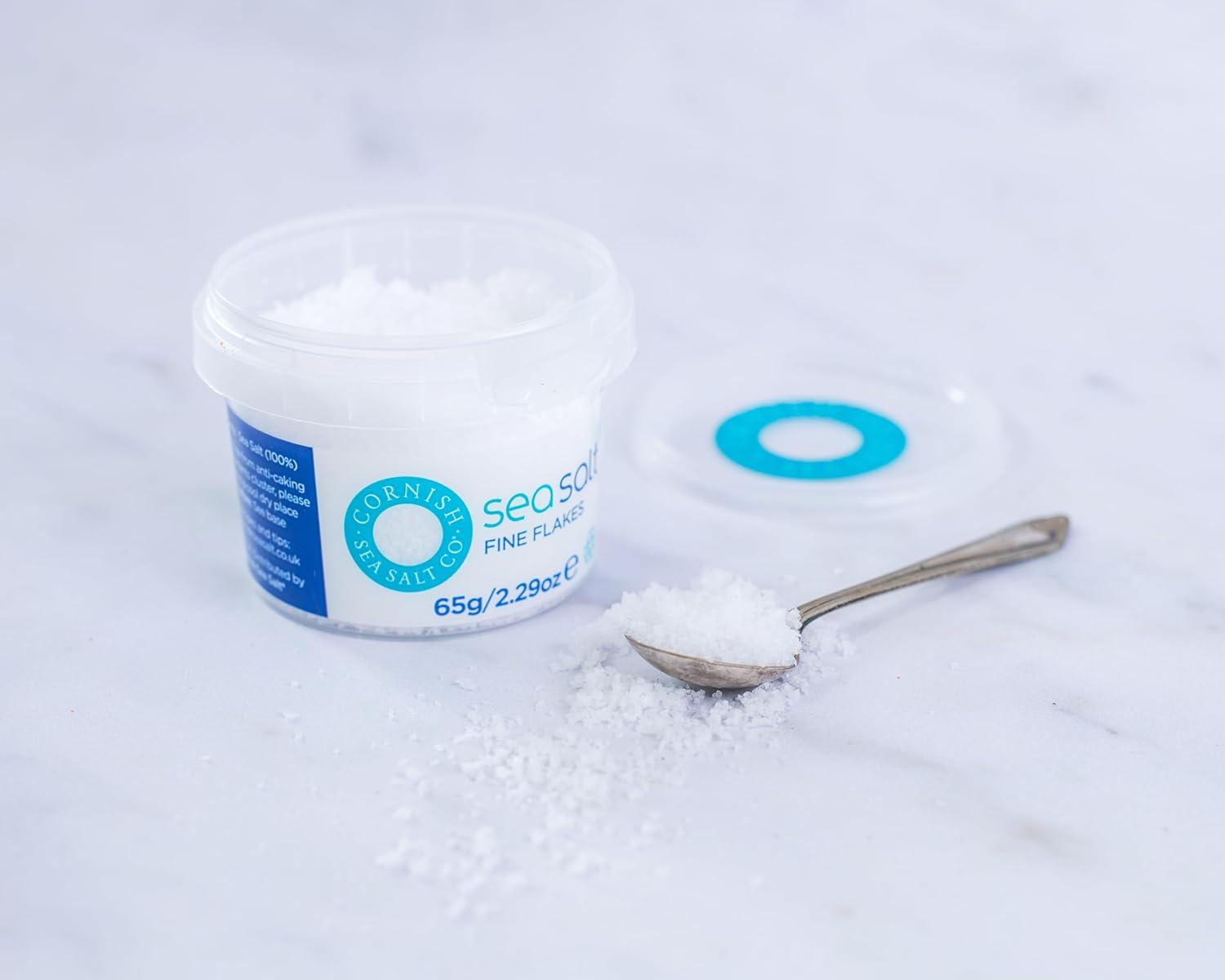 Cornish Sea Salt Tub (1 Pack Fine Flake 65g) | Buy Now with Express ...