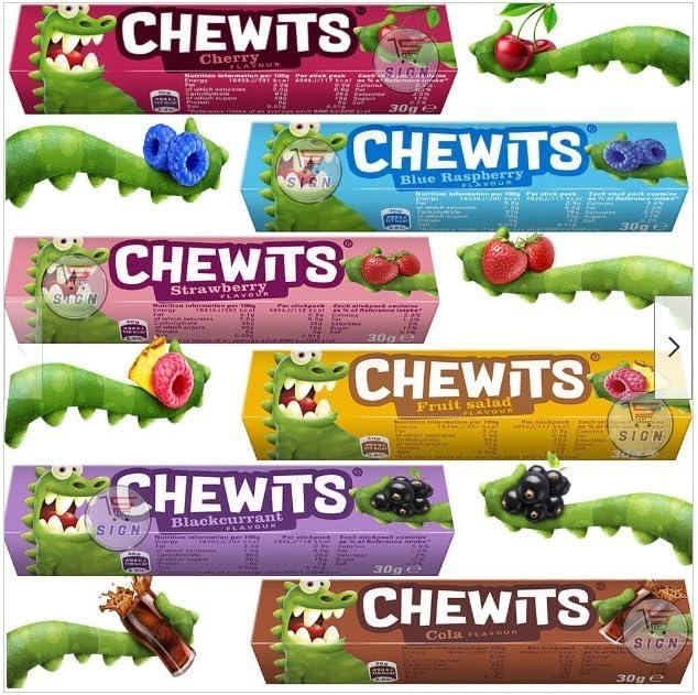 CHEWITS Cola Flavoured Sweets Candy 30g x 5 Packs Delicious Tasty And ...