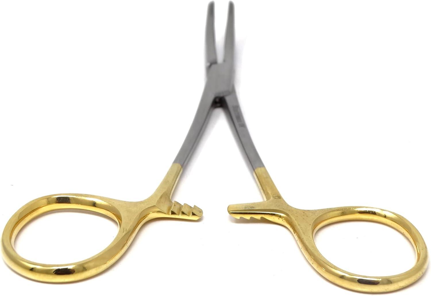 Stainless Steel Multi Use Kelly Hemostat Forceps with Half Serrated ...