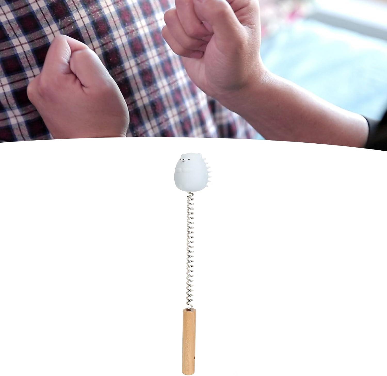 Saluaqui Manual Spring Massager | Cute Hedgehog Tapping Hammer for Neck ...