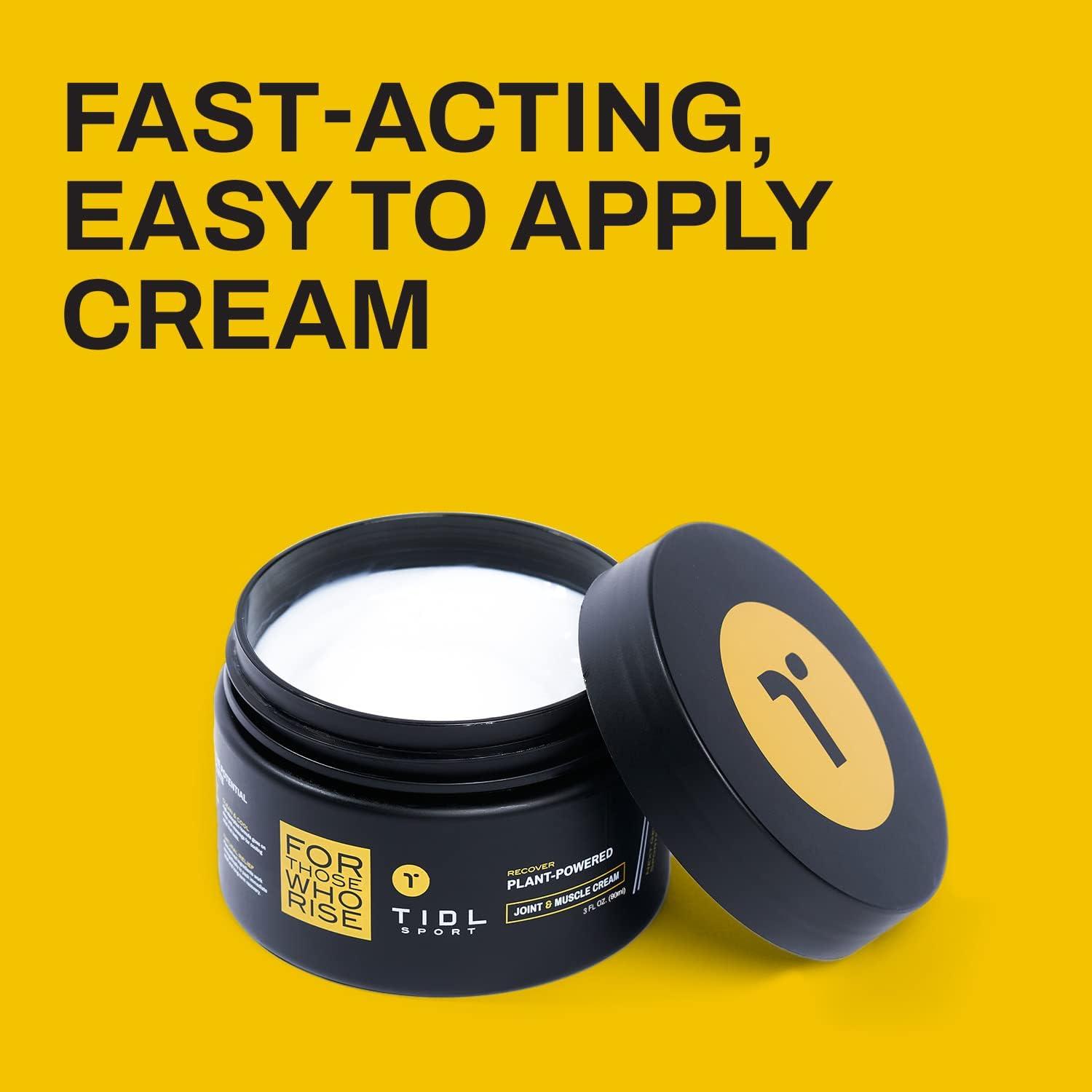 TIDL Plant Powered Performance Cream - Penetrating Cryotherapy Pain ...