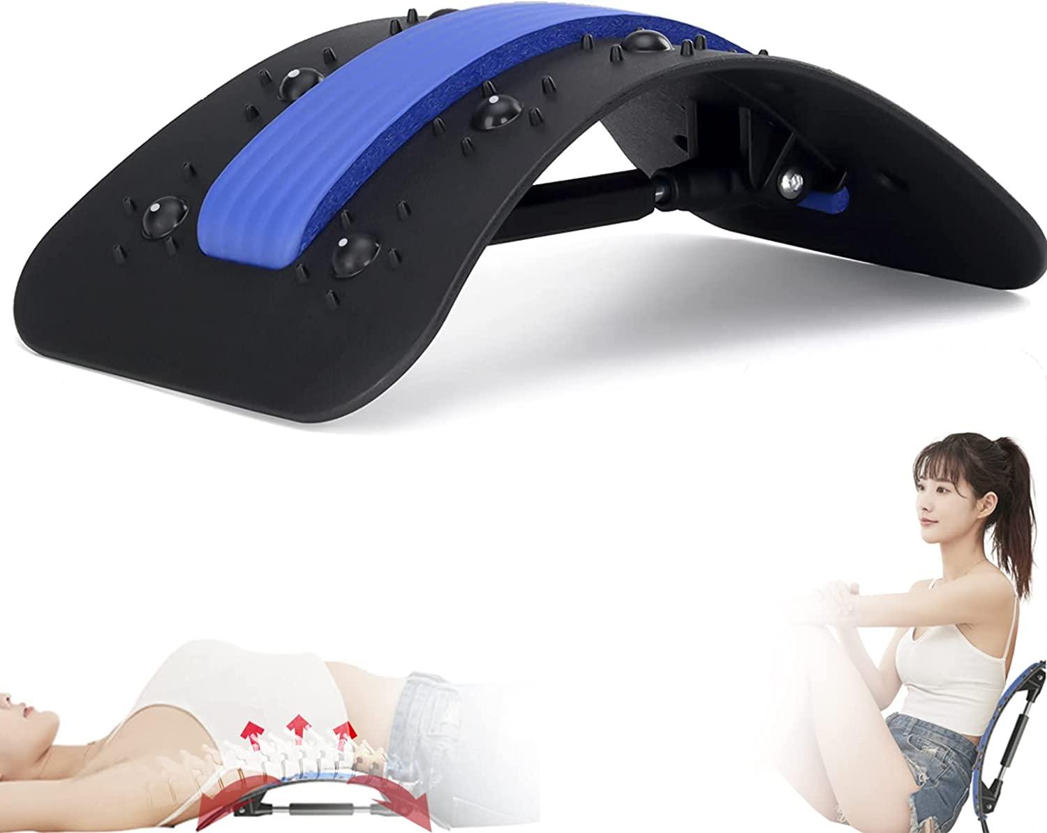 Adjustable Back Cracker for Lower Back Pain Relief with Magnet - Reduce ...