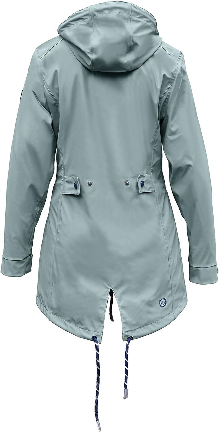 Buy MADSea Ladies Raincoat Friesennerz - Berry 40 | Lightweight Blue ...