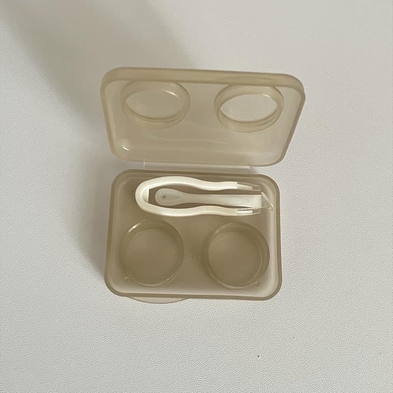 Simple Portable Transparent Contact Lens Box | Travel Kit for Girls ...