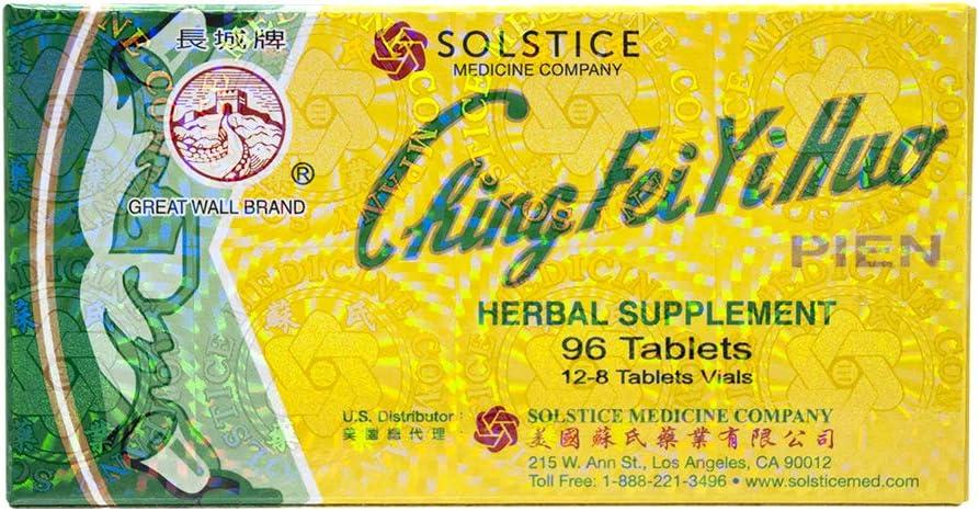 Ching Fei Yi Huo Pien (Baikal Skullcap for Lungs Throat Respiratory ...