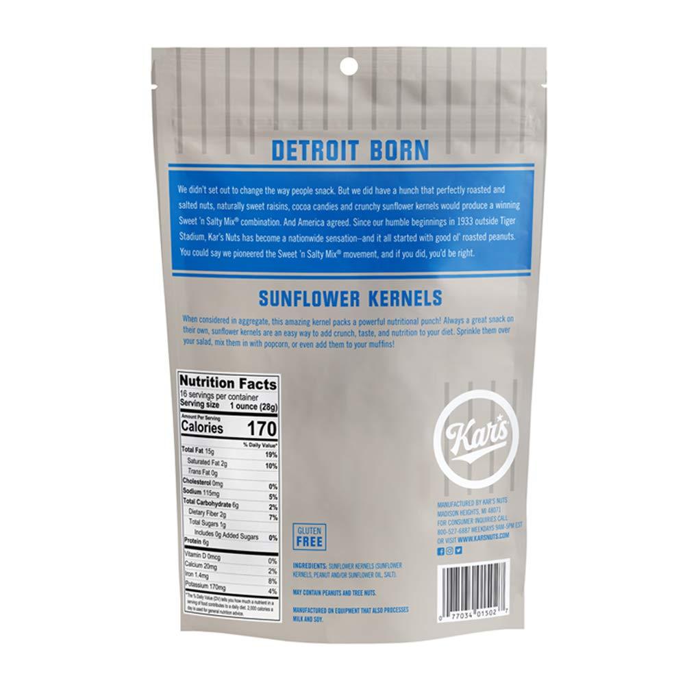 Kar's Nuts Roasted & Lightly Salted Sunflower Kernels Snacks - 6-Pack ...