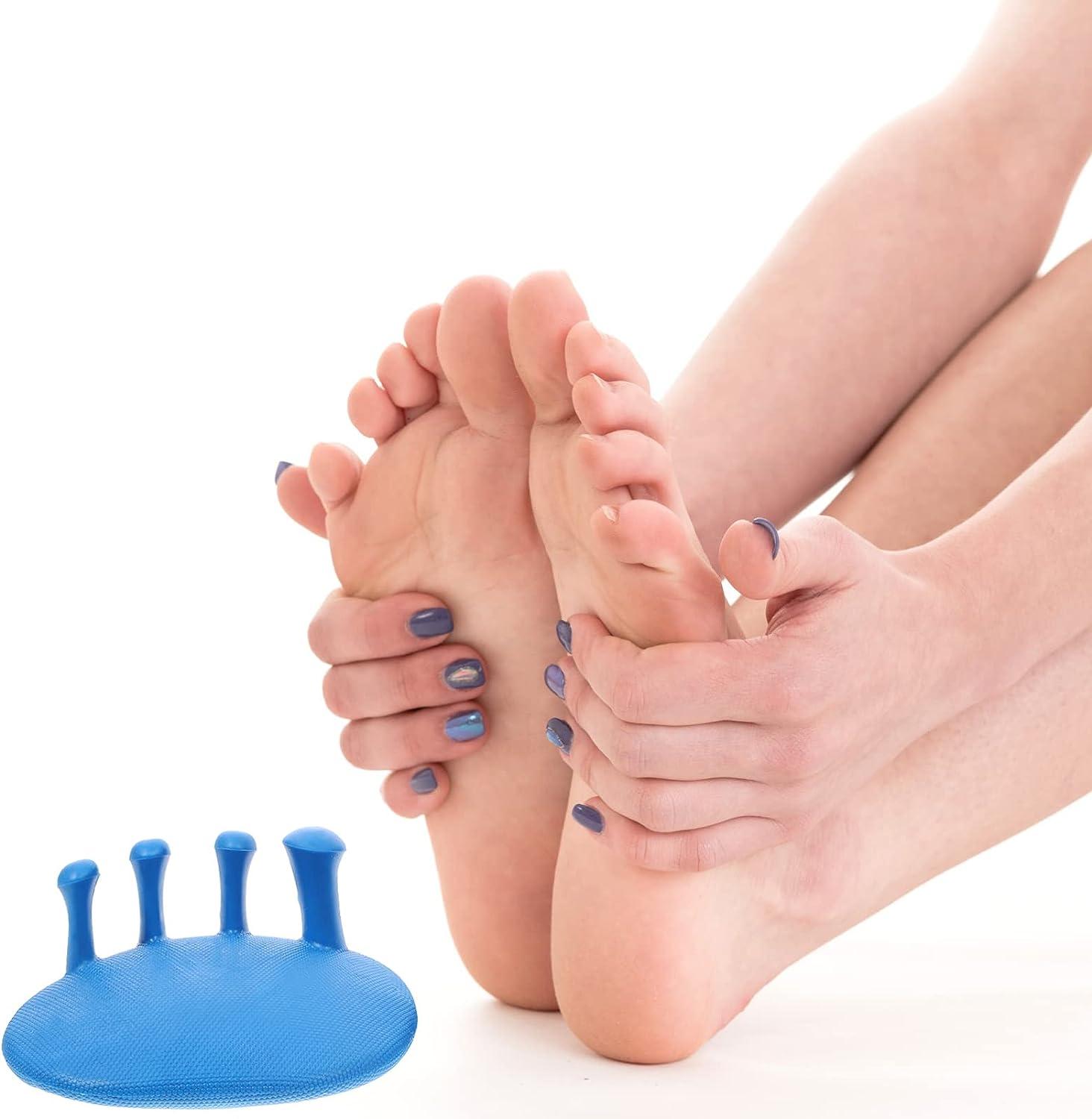 1 Pair Blue TPR Toe Separator Spacers for Women - Foot Correctors and ...