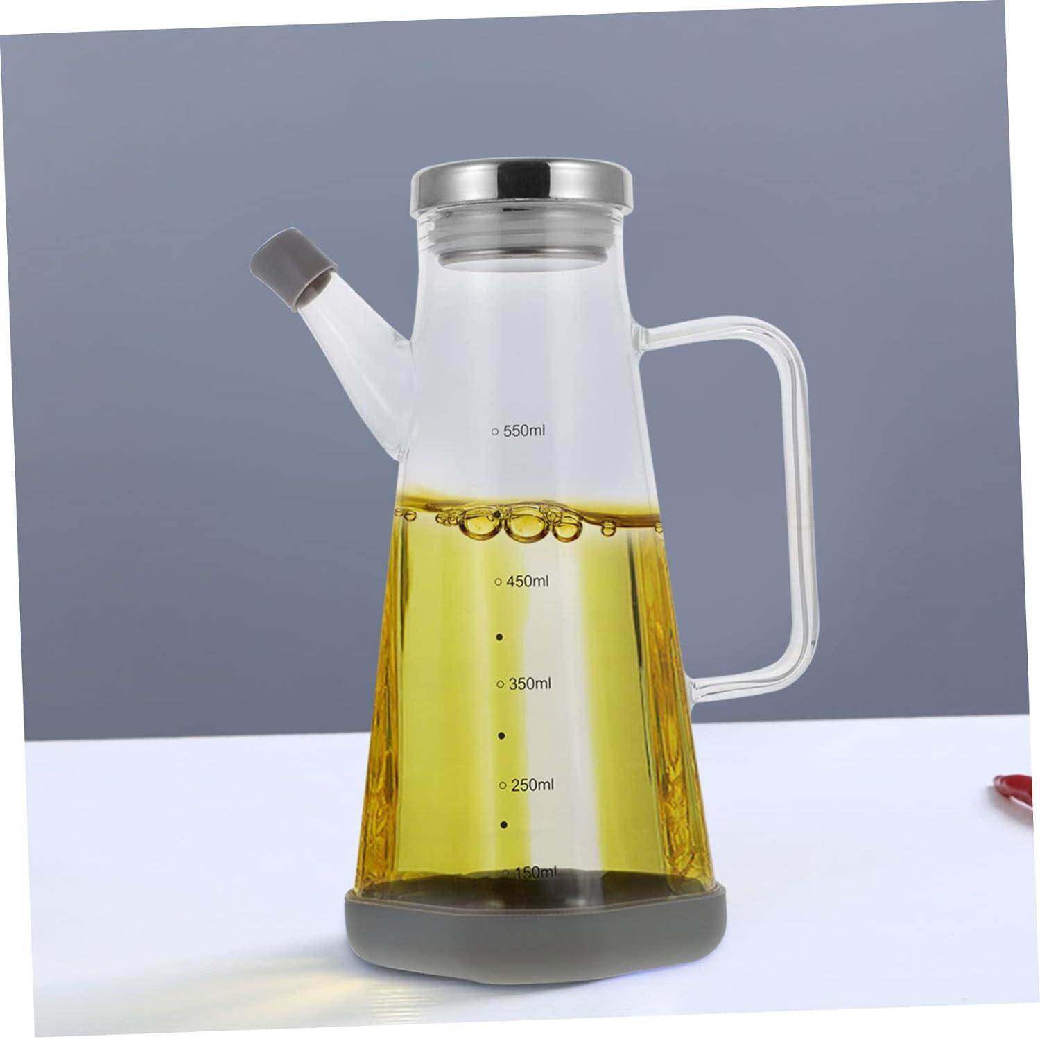 Milisten 1pc Oil Can Oil Condiment Container Liquid Containers Glass ...