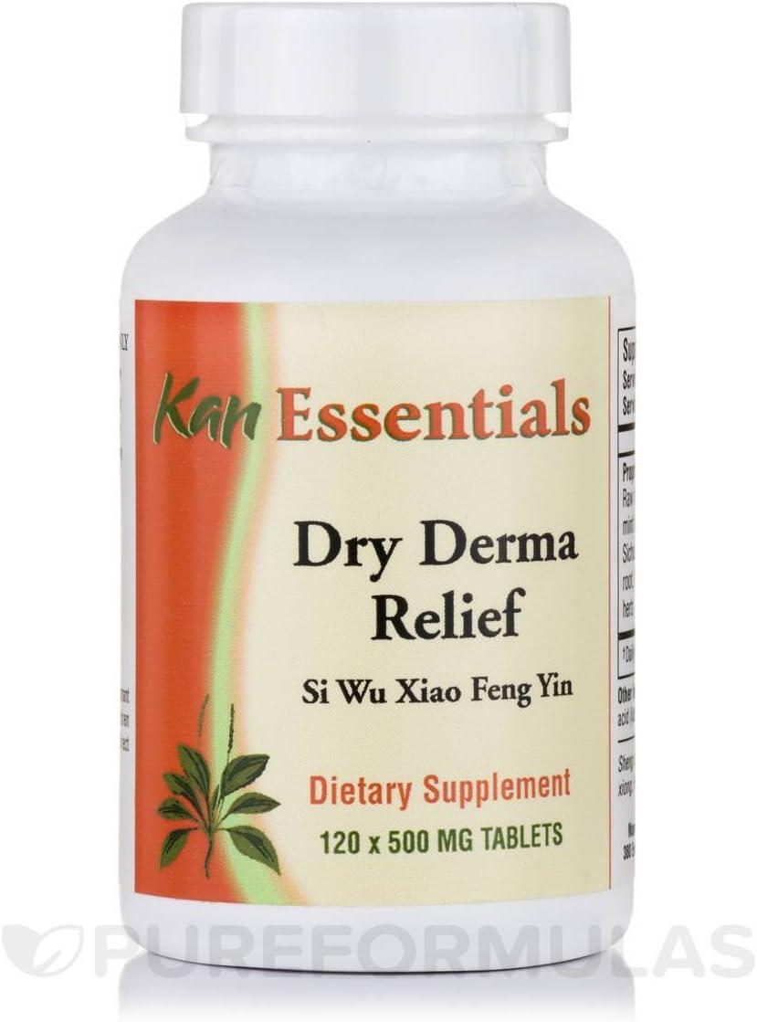 Kan Herbs Essentials Dry Derma Relief 120 tabs - Natural Skin Support ...