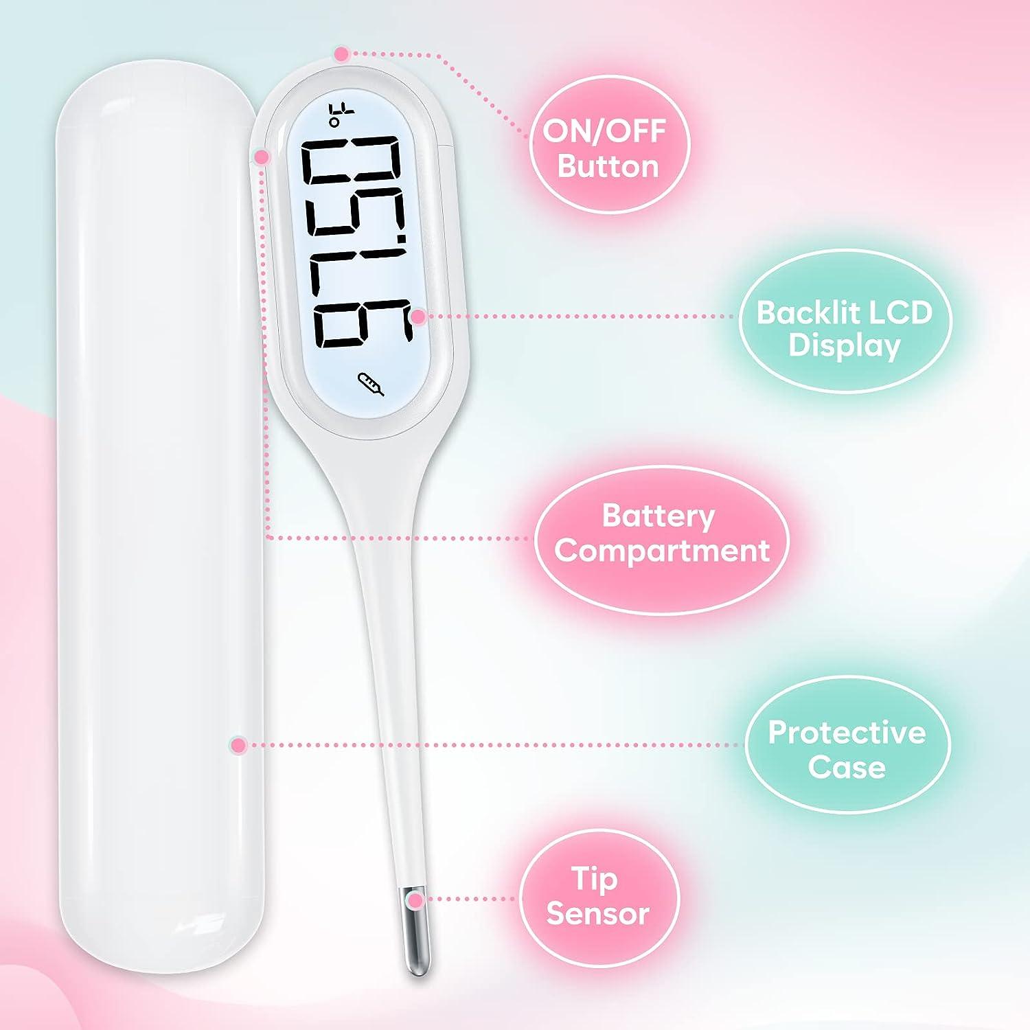 Digital Basal Body Thermometer for Ovulation Tracking | Easy Home ...