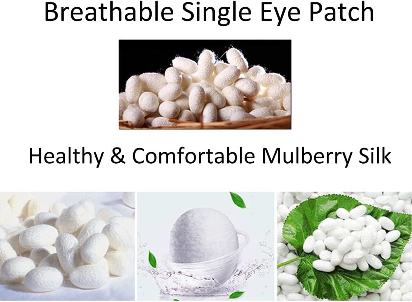 Silk Eye Flap Adjustable Recovery Cover Pad for Amblyopia & Lazy Eye ...