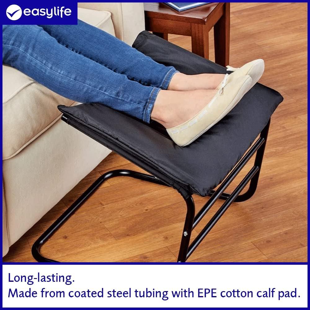 Easylife Supportive Leg Rest with 80% Cotton Calf Pad Leg Rest for ...