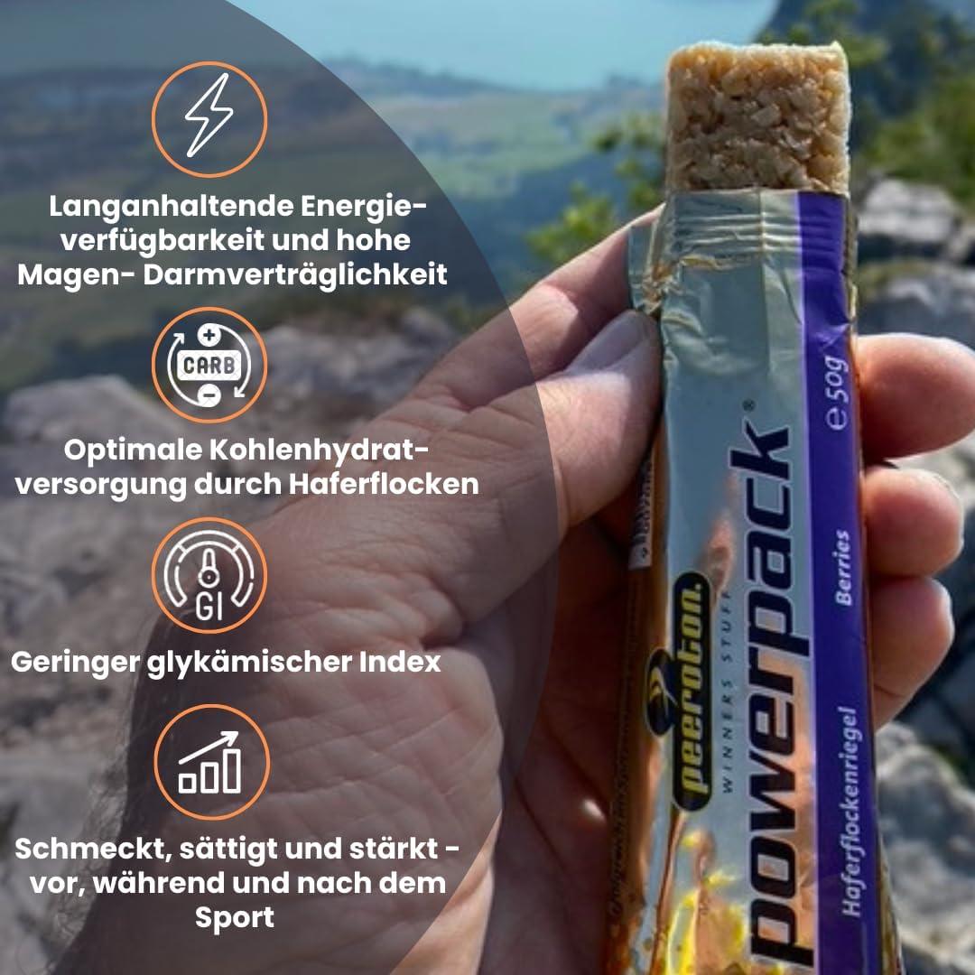 Peeroton Powerpack Bar Apple Strudel - No Sugar Energy Bar | Protein ...