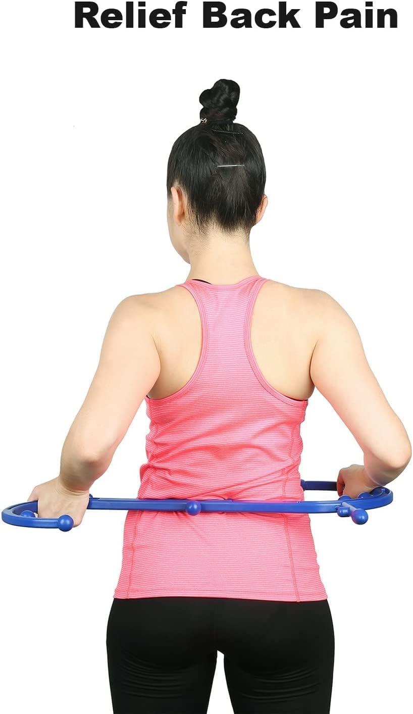 Blue Trigger Point Massager | Deep Muscle Self-Massage Device for Neck ...