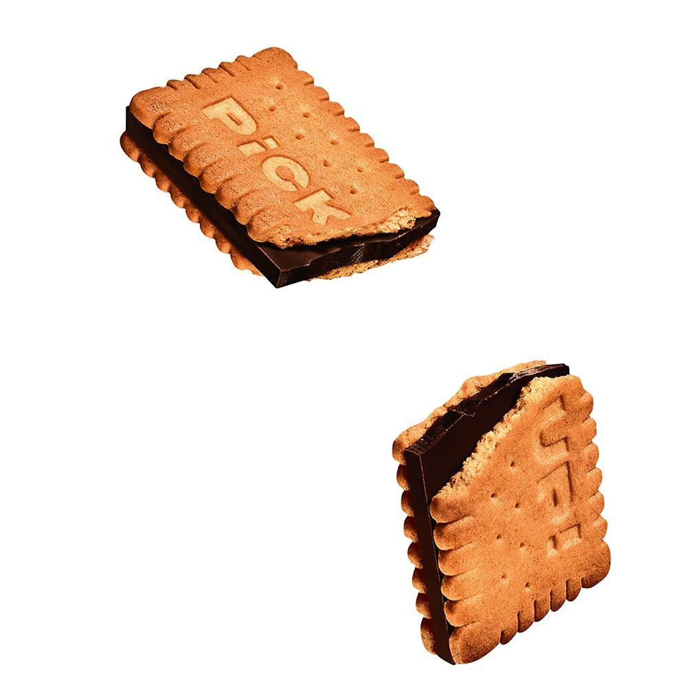 Pick Up! Dark Chocolate Bar - Crispy Cookies & Rich Dark Chocolate (24 ...