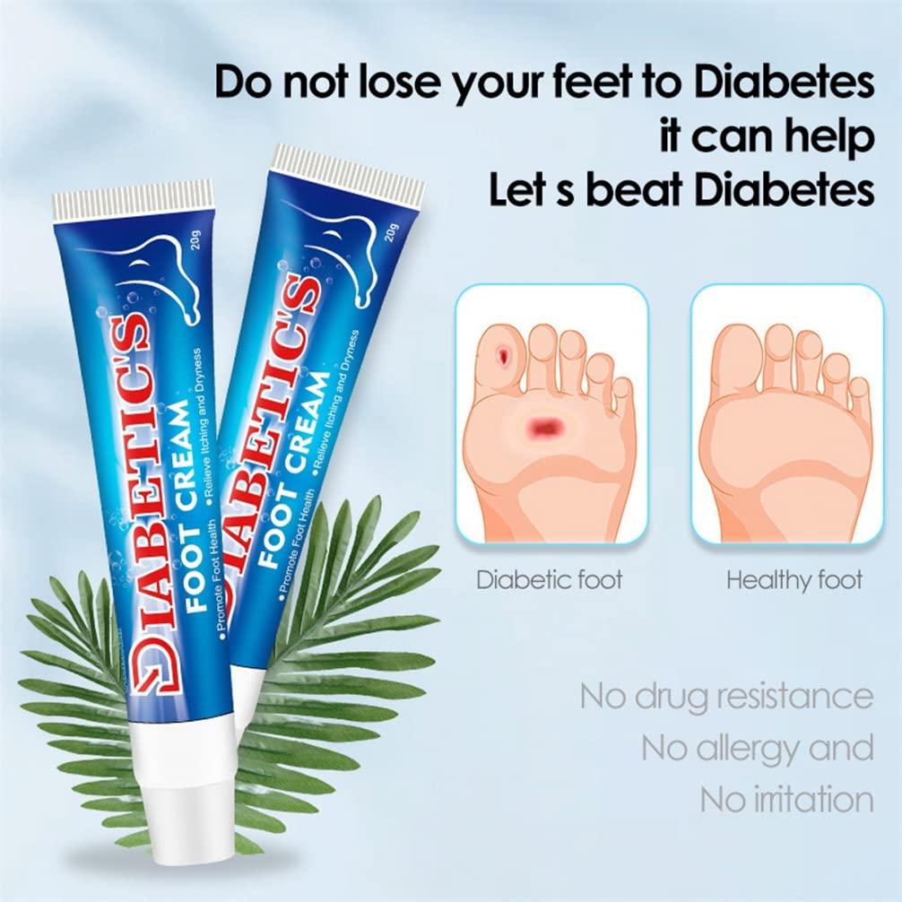 Herbal Foot Cream for Itchy Skin - 20g Natural Ointment for Dry Feet ...