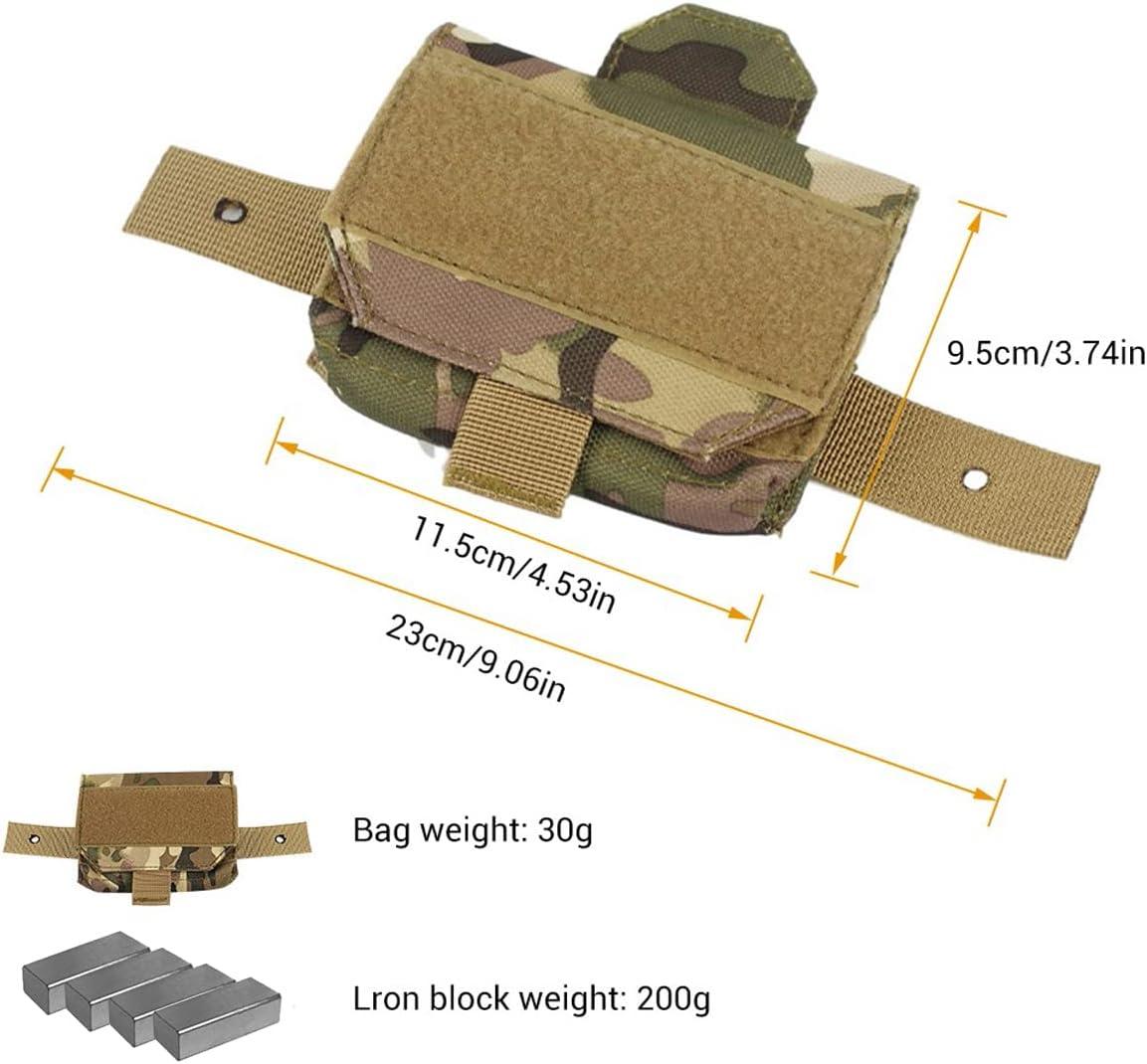 Airsoft Helmet Counterbalance Weight Bag Tactical Helmet Counterweight ...