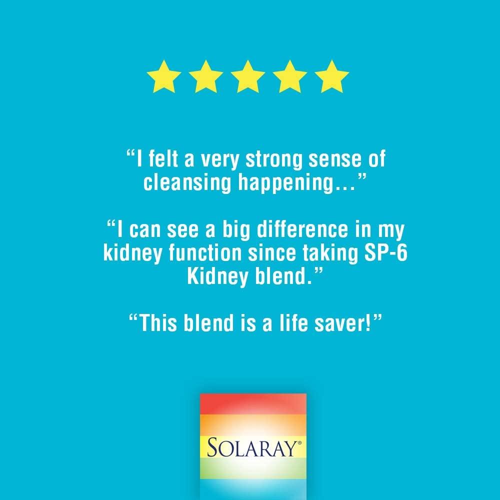 Solaray Kidney Blend SP-6 - 100 VegCaps for Kidney Health & Support