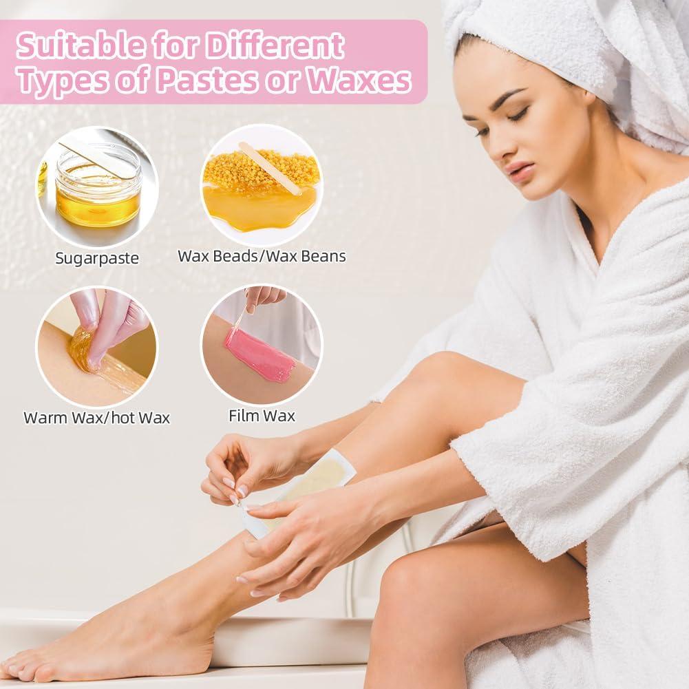 Waxing Strips 160pcs for Men & Women | Skin-friendly & Tear-resistant ...