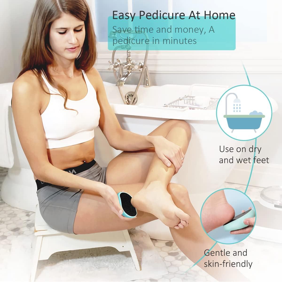 how to draw glass out of foot