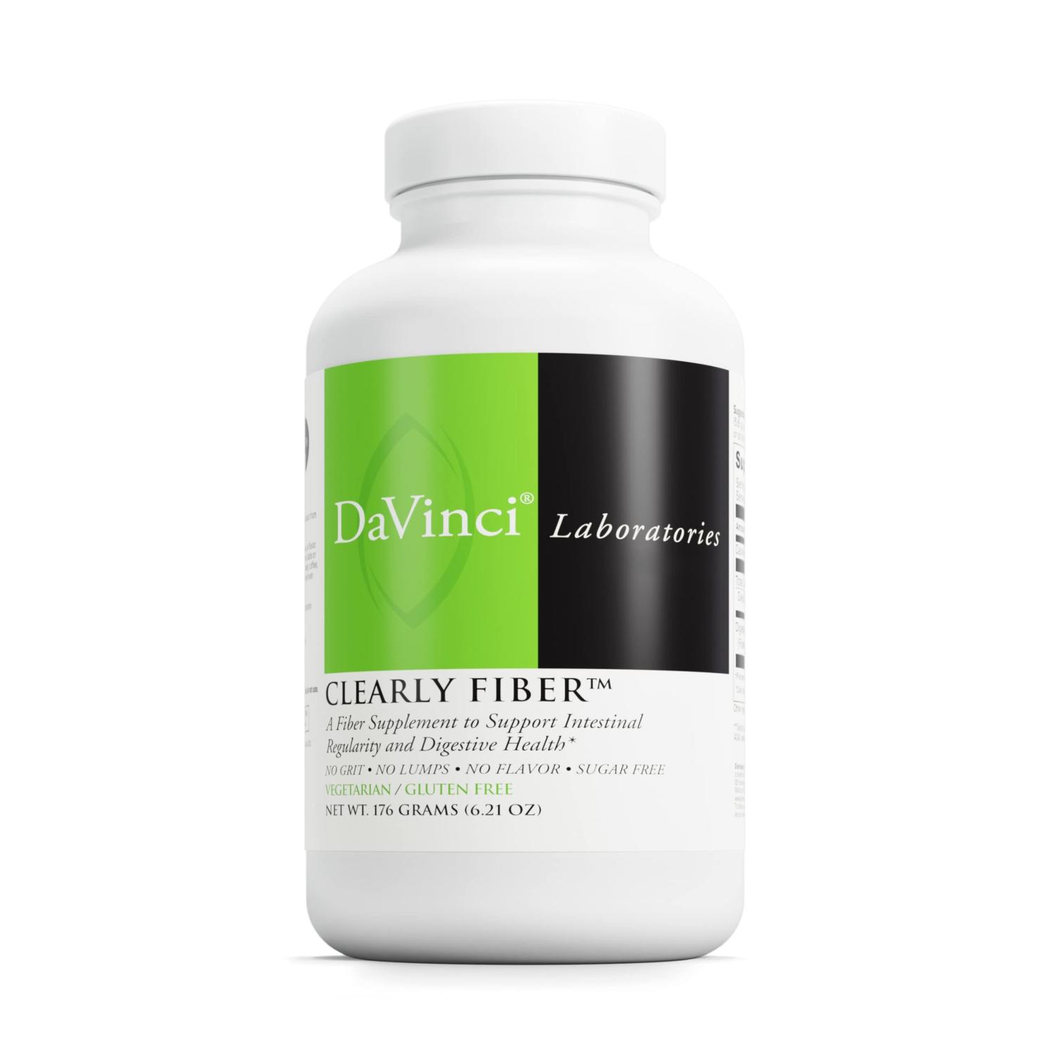 DAVINCI Labs Clearly Fiber - Intestinal Regularity & Bowel Function ...