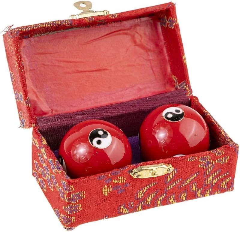 Yin Yang Qi Gong Balls - Enamel Anti-Stress Health Balls ( 45mm) | Zen ...